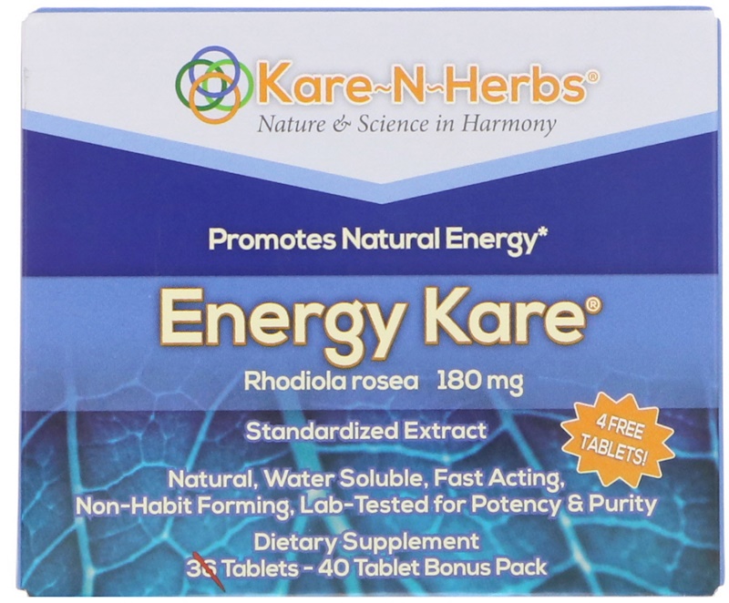 Kare n Herbs, Energy Kare, 180 mg, 40 Tablets – Samuel Olekanma ...